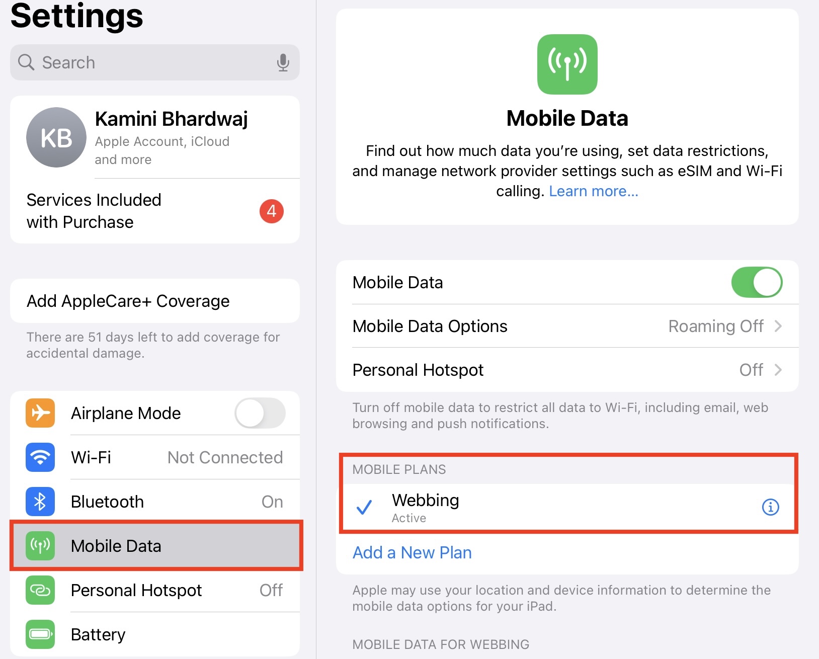 How do I remove/uninstall an eSIM on an iPad? – Airalo Partners